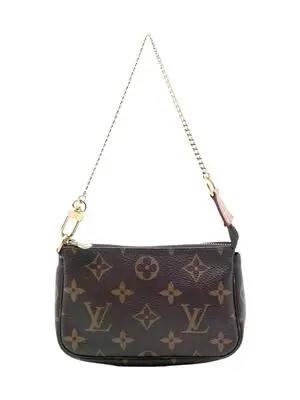 LOUIS VUITTON 2020 Monogram Mini Pochette Accessoires Handbag - Brown