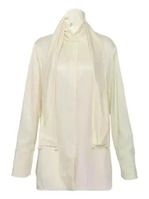 JIL SANDER Draped Blouse - Neutrals