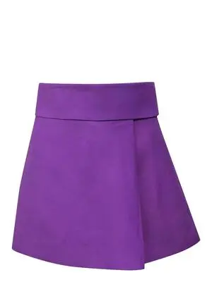 Valentino Garavani Overlap Skorts - Purple
