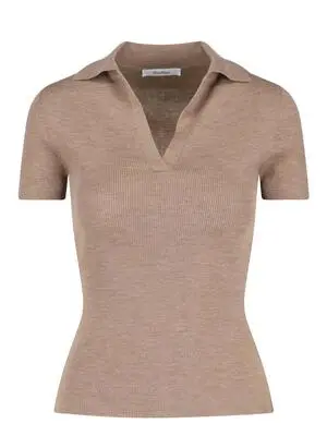 Max Mara Albero Polo Shirt - Beige