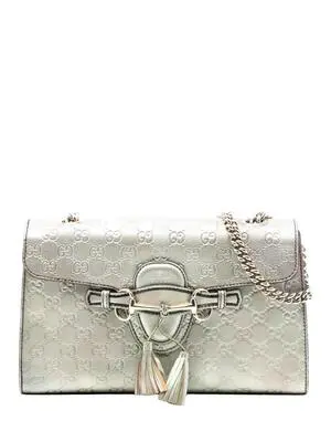 Gucci Medium Sima Emily Shoulder Bag - Gold