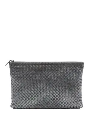 BOTTEGA VENETA Bottega Veneta Metallic Intrecciato Clutch
