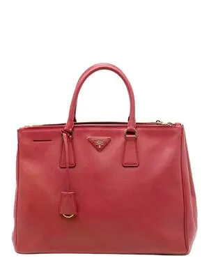 PRADA Prada Large Saffiano Lux Galleria Double Zip Satchel