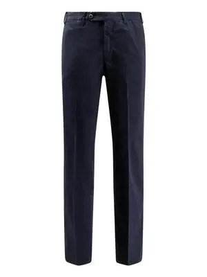PT TORINO Master Fit Stretch Cotton Trousers - Blue