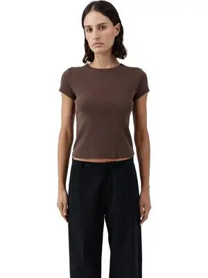 ST. AGNI Organic Cotton Baby Tee - Fudge