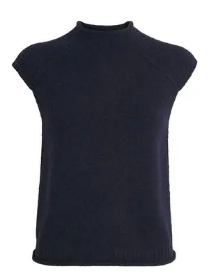 ME+EM Alpaca-blend Sweater Vest - Navy