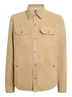 Polo Ralph Lauren Suede Overshirt - Green