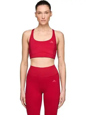 Adidas X Entire Studios Optime Training Bra Medium Support Maroon - Active Maroon