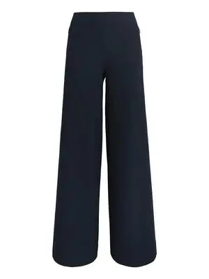 ME+EM Cable Jacquard Wide-leg Trousers - Navy