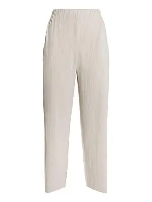 Issey Miyake A-poc Shell Cropped Trousers - Neutral