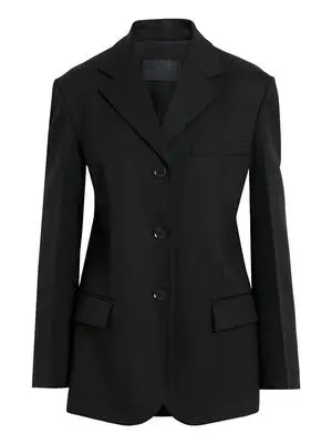 Proenza Schouler Archer Wool-blend Twill Blazer - Black