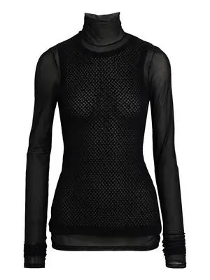 Proenza Schouler Stretch-jersey Turtleneck Top - Black
