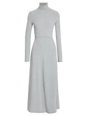 Proenza Schouler Jayne Cutout Stretch-jersey Maxi Dress - Light Gray