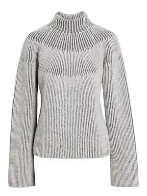Proenza Schouler Brynn Ribbed-knit Turtleneck Sweater - Gray