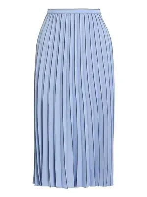 Proenza Schouler Miles Pleated Jersey Midi Skirt - Light Blue