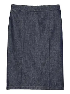 Prada Denim Pencil Skirt Navy