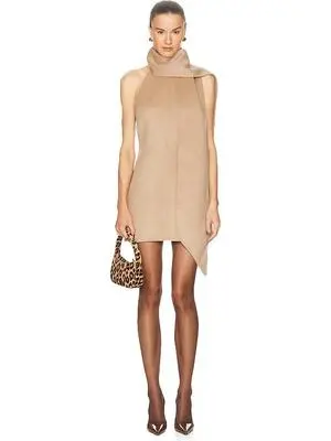 CAMILA COELHO Marielle Mini Dress - Taupe