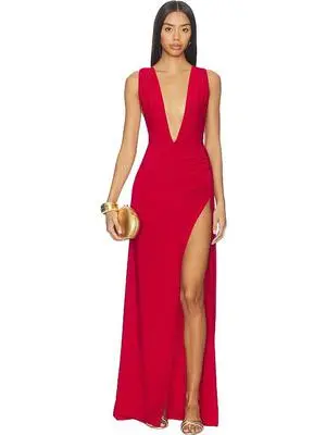 LOVERS AND FRIENDS Ella Maxi Dress - Red