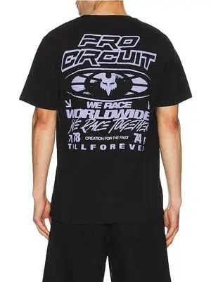 FOX RACING X Pro Circuit Midweight Tee - Black
