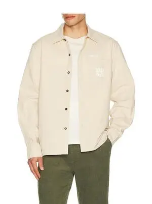 RHYTHM Kinetic Long Sleeve Shirt In White - Off White