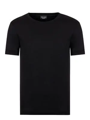 Giorgio Armani Cashmere Interlock Crew-neck Jumper - Black