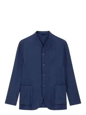 Giorgio Armani Single-breasted Jacket - Navy Blue