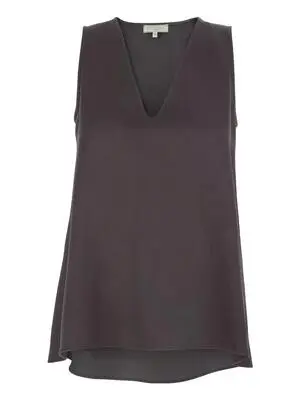 Antonelli Firenze V-neck A-line Blouse - Grey