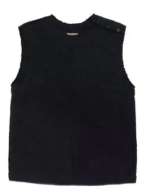 N°21 Button Detail Blouse - Blue