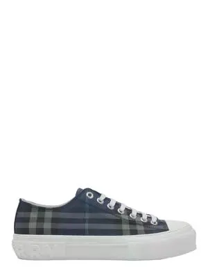 Burberry River Check Sneakers - Blue