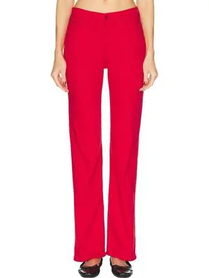 MOTHER The Kick It Jeans - Play Date Tango Red