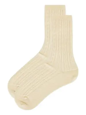 Jenni Kayne Cable Knit Socks - Yellow