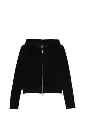 THOM KROM Hooded Zip-up - Black