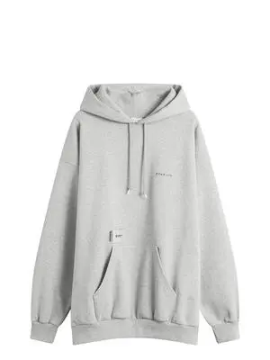 WTAPS Mon Logo Hoodie - Ash Gray