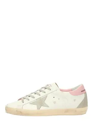 GOLDEN GOOSE Super-star Leather Sneaker - White/ice/light Pink