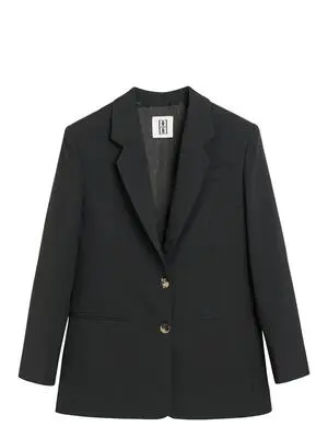 BY MALENE BIRGER Ophie Single-breasted Blazer - Black