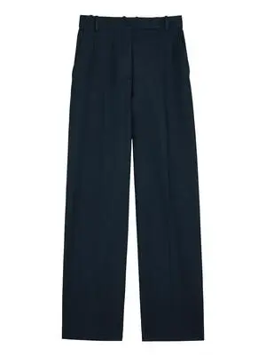 JOSEPH Yukio Flared-leg Trousers - Indigo