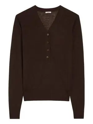 JOSEPH Gillies Cashmere Top - Brown