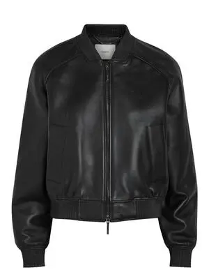 JOSEPH Leather Bomber Jacket