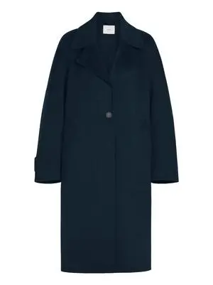JOSEPH Franco Double-breasted Wool-blend Coat - Indigo