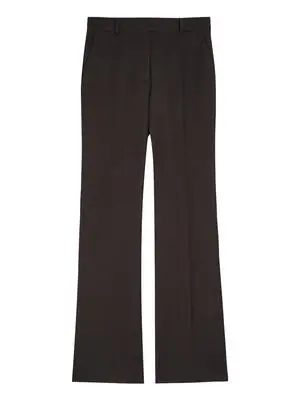 JOSEPH Tafira Flared-leg Trousers - Brown