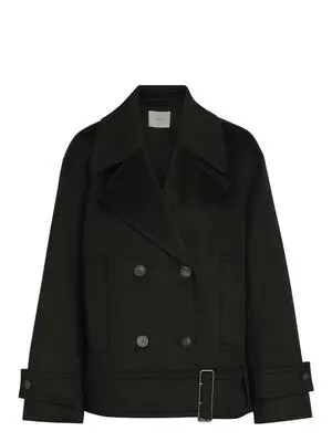 JOSEPH Weston Wool And Cashmere-blend Trench Jacket - Black