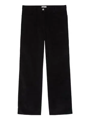 TOTEME Straight-leg Corduroy Trousers - Black