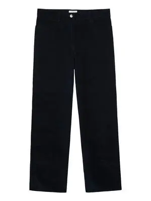 TOTEME Straight-leg Corduroy Trousers - Navy