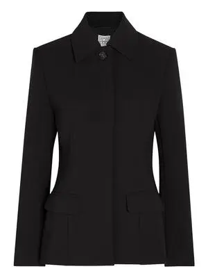 TOTEME Darted Crepe Jacket - Black