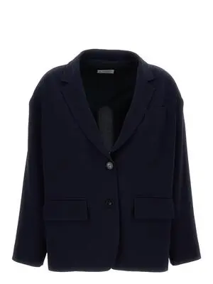 Alberto Biani Single-breasted Blazer - Blue
