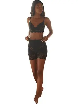 Hanky Panky Lexi Wood X Tiffany Bike Shorts - Black