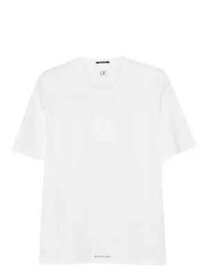 C.P. COMPANY Square-logo T-shirt - White