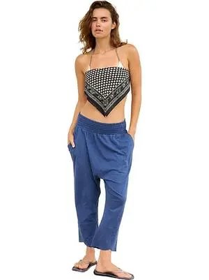 Free People Cotton Harem Pants - Poseidon