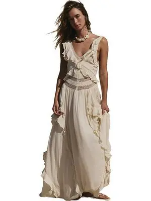Free People Marsai Maxi Dress - Tofu