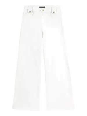 Maje Flared Denim Jeans - White